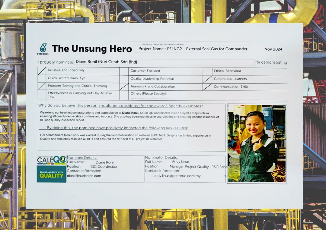 The Unsung Hero Nomination | Nuri Cerah Sdn Bhd